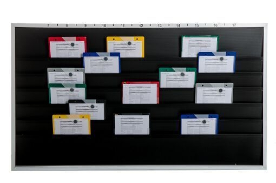 Workshop planner board - 6 persons - Autotag auto merchandise supplier